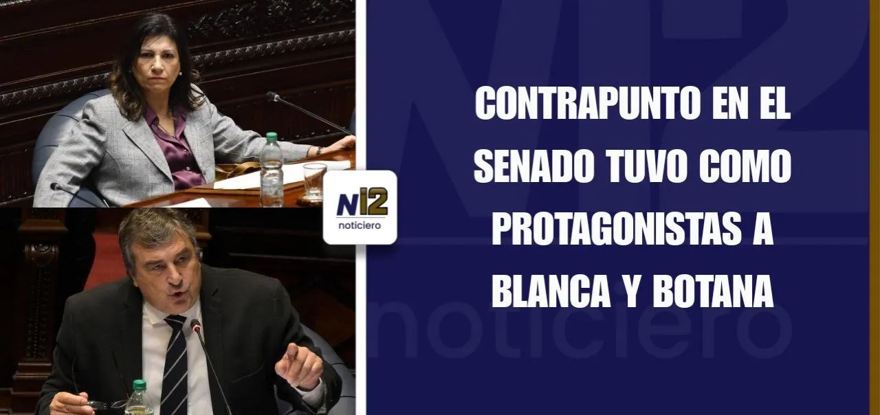 Cruce político en el Senado entre Blanca Rodríguez y Sergio Botana ...